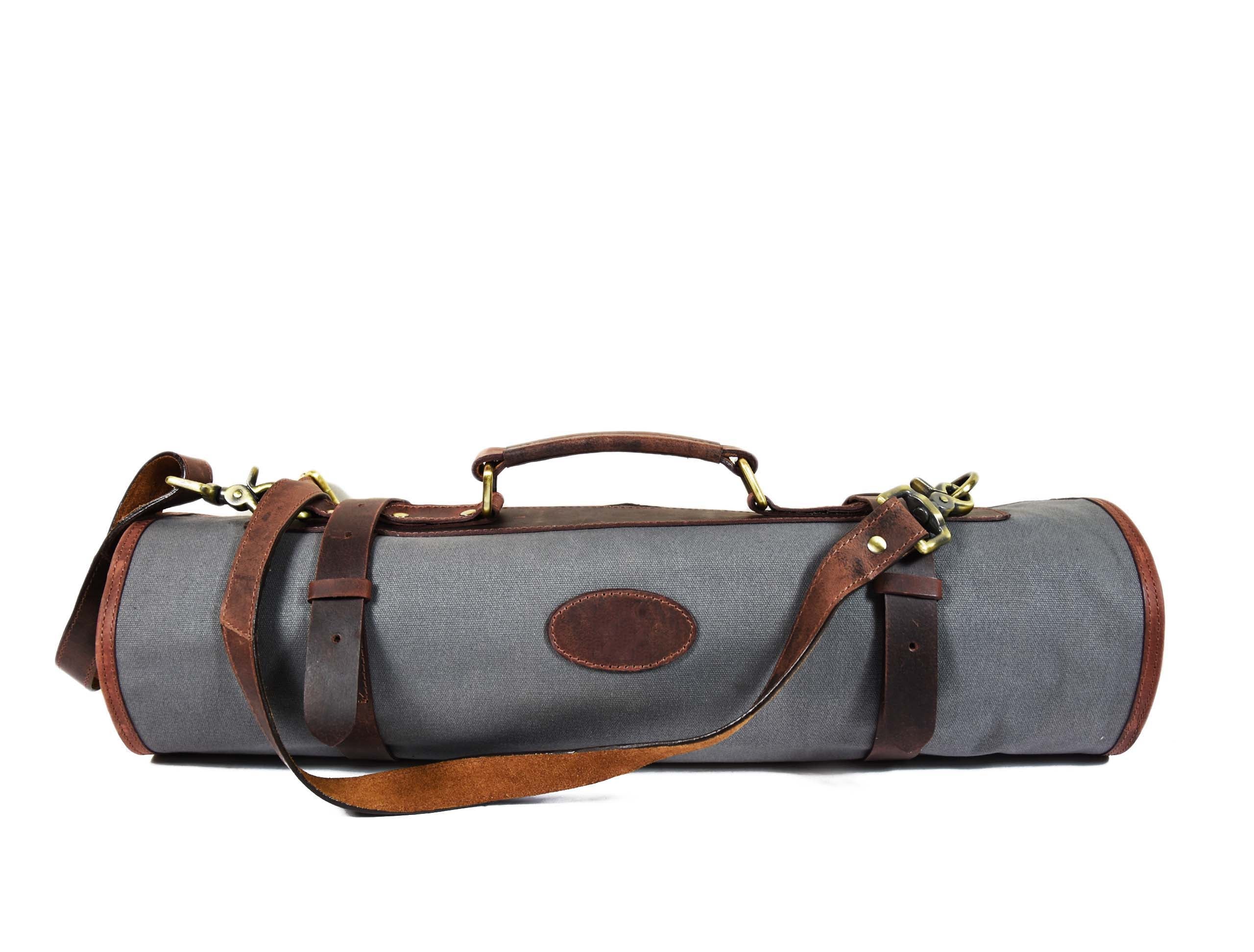 KRC Leather Canvas Knife Roll | 15 Slot Chef Bag – Knife Roll Company